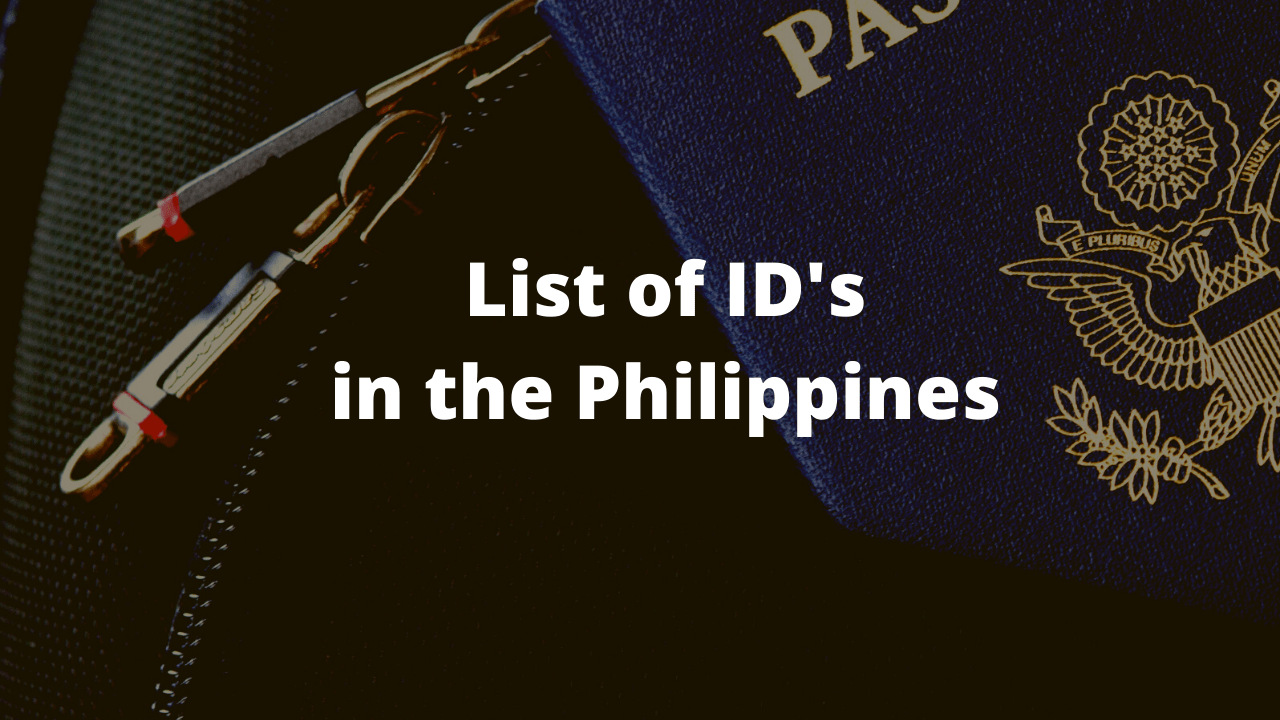 Lists of Valid IDs in the Philippines